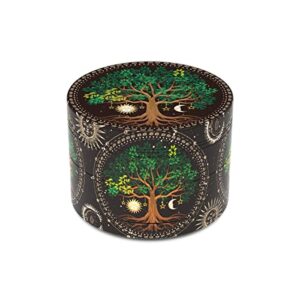 hokirin grinder 2.5 inch grinder boho aesthetics grinder tree of life grinder,black