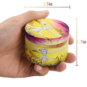 JWEX Grinder 2.5" Cartoon Yellow