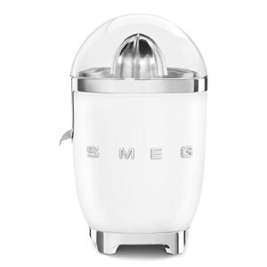 smeg 50's style retro citrus juicer matte white