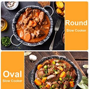 SMARTAKE Slow Cooker Liners, Crock Pot Liners 13"x 15" Crockpot Liners Disposable, Crockpot Bags Liners Small Size Fit 1.5QT to 3QT for Slow Cooker, Crockpot, Cooking Trays, 30 Liners