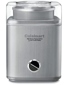 cuisinart pure indulgence 2-quart frozen yogurt-sorbet & ice cream maker ice-30bc