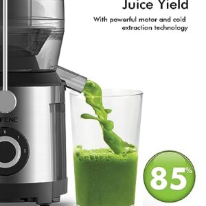 Juicer Machine, SiFENE 1300W(Peak) Moto Larger 3.2" Mouth Centrifugal Juicer Extractor Maker, Juice Squeezer for Whole Fruits and Vegetables, Dual Speeds,Easy to Clean, BPA Free