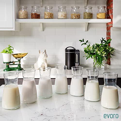 Nut Milk Maker Machine • 40oz • Make Delicious and Healthy Plant Milks In Minutes With Press Of A Button • Oat, Almond, Soy, Coconut, Cashew, Macadamia, Hemp and more • 6-in-1 Multi-Functional (also makes Soups, Smoothies, Juices, Hot Remedies, Porridges