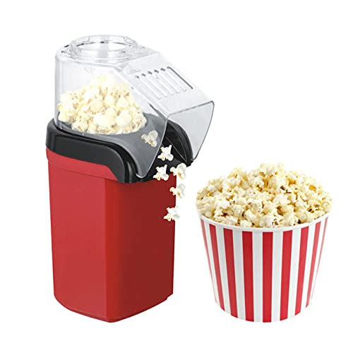 Hot Mini Air Popcorn Popper for Home 3 Minutes Fast Making Healthy Oil Free Smart Popper Gift Set Maker Electric No Oil High Pop Rate Personal Small Popped Machine with Measuring 12 OZ Cup BPA Free