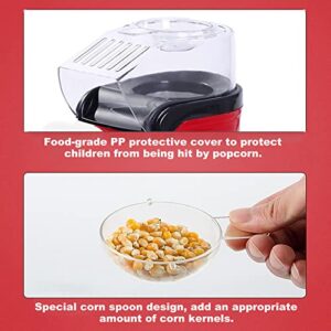 Hot Mini Air Popcorn Popper for Home 3 Minutes Fast Making Healthy Oil Free Smart Popper Gift Set Maker Electric No Oil High Pop Rate Personal Small Popped Machine with Measuring 12 OZ Cup BPA Free