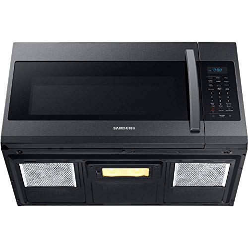 Samsung ME19R7041FG 1.9 Cu.Ft. Black Stainless Over The Range Microwave