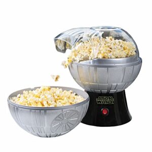 uncanny brands star wars death star popcorn maker - hot air style with removable bowl