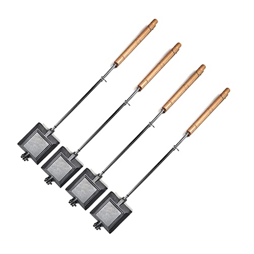 HAWOK Cast Iron Pie-Iron Sandwich Maker with Detachable Handle set of 4…