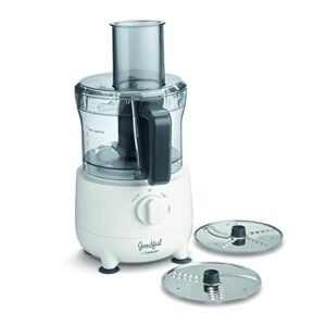 goodful by cuisinart fp350gf 8-cup food processor, white