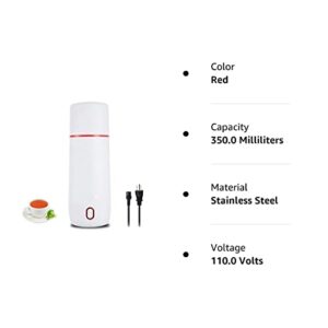 Portable Small Electric Kettle, Mini Travel Electric Tea Kettle, 3-in-1 Portable Water Boiler Kettle