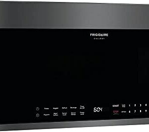 FRIGIDAIRE FGBM19WNVD 30" Gallery Series Black Stainless Steel Over-The-Range Microwave with 1.9 cu. ft. Capacity 300 CFM Sensor Cooking and LED Interior Lighting