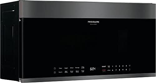 FRIGIDAIRE FGBM19WNVD 30" Gallery Series Black Stainless Steel Over-The-Range Microwave with 1.9 cu. ft. Capacity 300 CFM Sensor Cooking and LED Interior Lighting