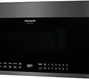 FRIGIDAIRE FGBM19WNVD 30" Gallery Series Black Stainless Steel Over-The-Range Microwave with 1.9 cu. ft. Capacity 300 CFM Sensor Cooking and LED Interior Lighting