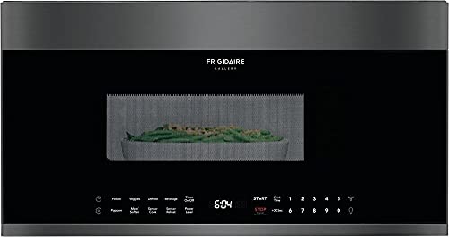 FRIGIDAIRE FGBM19WNVD 30" Gallery Series Black Stainless Steel Over-The-Range Microwave with 1.9 cu. ft. Capacity 300 CFM Sensor Cooking and LED Interior Lighting