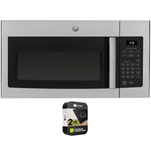 ge jvm3160rfss 1.6 cu. ft. over-the-range microwave oven stainless steel bundle with 2 yr cps enhanced protection pack