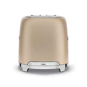 Smeg 2-Slice Toaster Matte Champagne