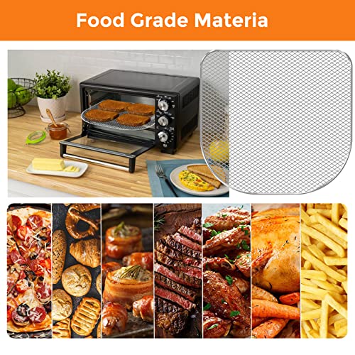 GWY Air Fryer Rack for Oven, 3 PCS Air Fryer Oven Accessories Dehydrator Rack Replacement Tray Cooling Racks for Chefman 6.3 Qt Air Fryer, Power XL Airfryer Pro 6QT Pro Plus 10 Quart Oven 6QT 12.5QT