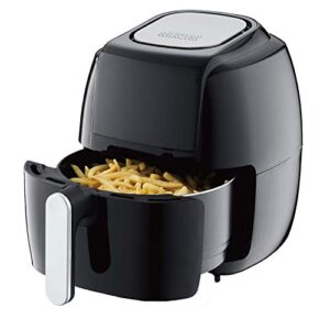 GoWISE USA GW22921-S 8-in-1 Digital Air Fryer with Recipe Book, 5-Qt, Black