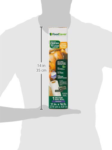 //FoodSaver Expandable Heat Seal Roll 11"x 16'