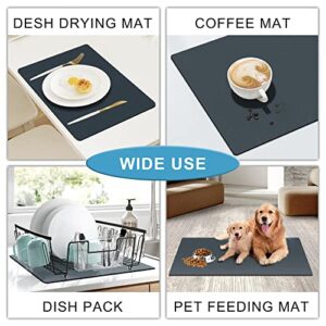 Golener Coffee Maker Rug,coffee Bar Decor For Coffee Station，coffee Grinder Mat,drip Tray For Coffee Maker,coffee Pot Mat For Countertops,non-slip Material Keeps Glasses And Dishware In Place,Navy