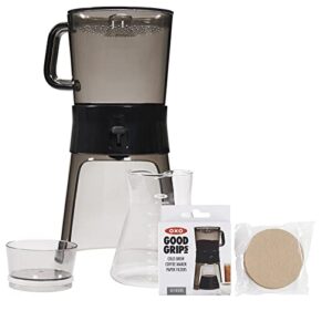 oxo good grips cold brew coffee maker (32 ounces) with 50 paper filters