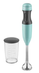 kitchenaid pro line hand blenders khb1231aq, 2 speed, aqua sky