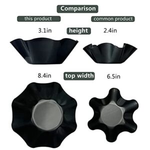 Skoxkoc Large Taco Shell Bowl Maker Molds – 3 Pack 8.4" Nonstick Carbon Steel Tortilla Maker Shell Pans Baking Molds Tostada for Frying Salad Bowls (3)