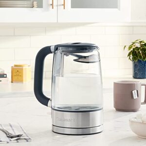 Cuisinart GK-17 ViewPro Cordless Electric Kettle, 1.7-Liter Capacity with 1500-Watts of Power, Stainless Steel/Glass