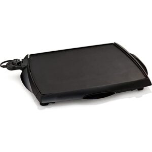 Extra-Large Nonstick Electric Griddle - 16-Slices of French Toast at One Time, Cooking Pancakes, Eggs, Bacon, Easy Cleaning