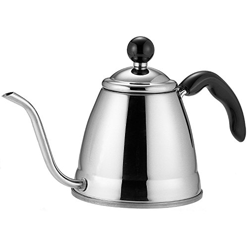 Sato Metal Kogyo SALUS Fino Coffee Pot, 0.4 gal (1.2 L), Made in Japan