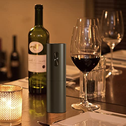 Rocyis Electric Wine Opener-Wine Bottle Opener Battery Operated-Automatic Corkscrew Wine Opener Kit, Wine Accessories Gift for Wine Lovers