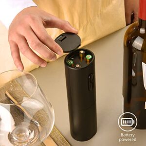 Rocyis Electric Wine Opener-Wine Bottle Opener Battery Operated-Automatic Corkscrew Wine Opener Kit, Wine Accessories Gift for Wine Lovers