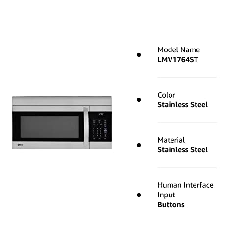 LG LMV1764ST 1.7 Cu. ft. Over-the-Range Microwave in Stainless Steel