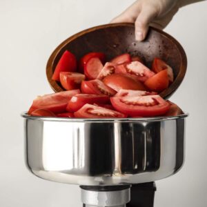 Raw Rutes - Electric Tomato Strainer Machine - Made in Italy - Perfect for Canning Tomato Purees, Sauces and More! (No. 3)