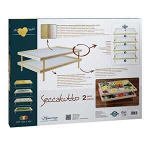 Eppicotispai Set of 2 Stackable Food Dryers to Assemble into a 2-Tier Food-Dryer Rack