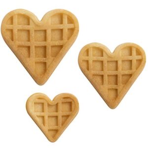 Mini Hearts Waffle Maker - Make 9 Heart Shaped Waffles or Pancakes w Electric Nonstick Waffler Iron- Unique Breakfast for Loved Ones Kids Adults, Fun Gift, Special Holiday Treat or for Summer Parties