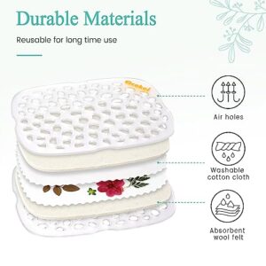 Etcokei Flower Press Kit, 6.3"*8.3" Flower Pressing Kit for Adults & Kids, Larger Flower Press for Plant DIY Arts, Resin Arts, Scrapbooking, Nail Craft