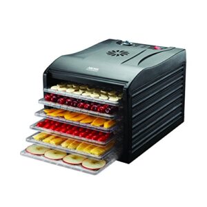 aroma housewares - afd-815b aroma housewares professional 6 tray food dehydrator, black