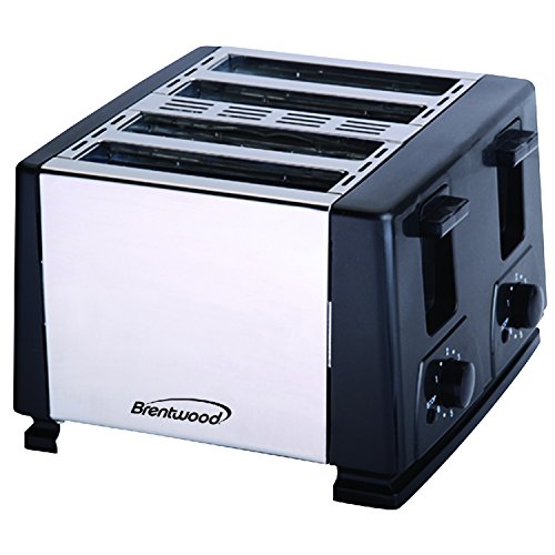 Brentwood Toaster, 4-Slice, Black