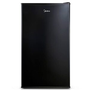 midea whs-121lb1 refrigerator, 3.3 cubic feet, black