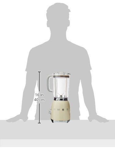 Smeg BLF01CRUS 50s Style Blender,, Cream, 48 Ounces