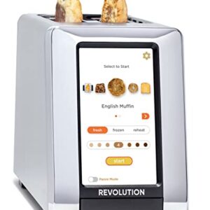 Revolution R180S Touchscreen Toaster with Patented InstaGLO® Technology – Stainless Steel/Chrome, plus Panini Mode