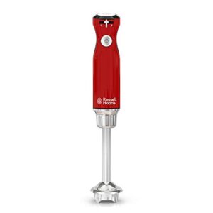 Russell Hobbs HB3100RDR Retro Style Immersion Blender, 1.0L Capacity Beaker, Red