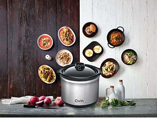 Qvin 0.65 qt mini slow cooker warmer with 10pcs slow cooker lines for 0.5Qt-0.75qt pots