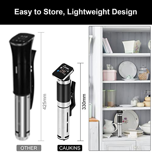 CAUKINS Sous Vide Machine Suvee Cooker：Sous-vide 1100 Watts Sous Vide Cooker Sous Vide Kit Immersion Circulators for Precision Cooker