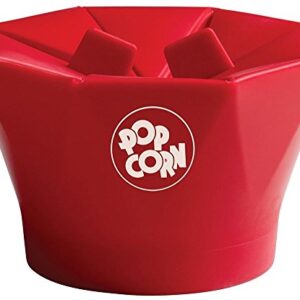 Chef'n PopTop Microwave Popcorn Popper (Cherry)