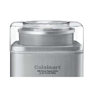 Cuisinart ICE-30BC Pure Indulgence 2-Quart Frozen Yogurt-Sorbet and Ice Cream Maker Bundle with Dessert Book (2 Items)