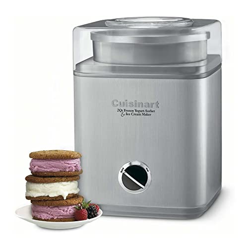 Cuisinart ICE-30BC Pure Indulgence 2-Quart Frozen Yogurt-Sorbet and Ice Cream Maker Bundle with Dessert Book (2 Items)