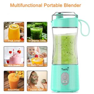 TastLi Portable Blender, Personal Mini Blender for Smoothies, Juice and Shakes (Sky blue)