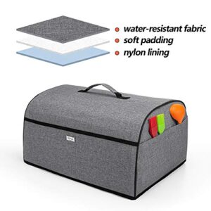 Luxja Toaster Oven Cover Compatible with Hamilton Beach 6-Slice Toaster Oven, Gray